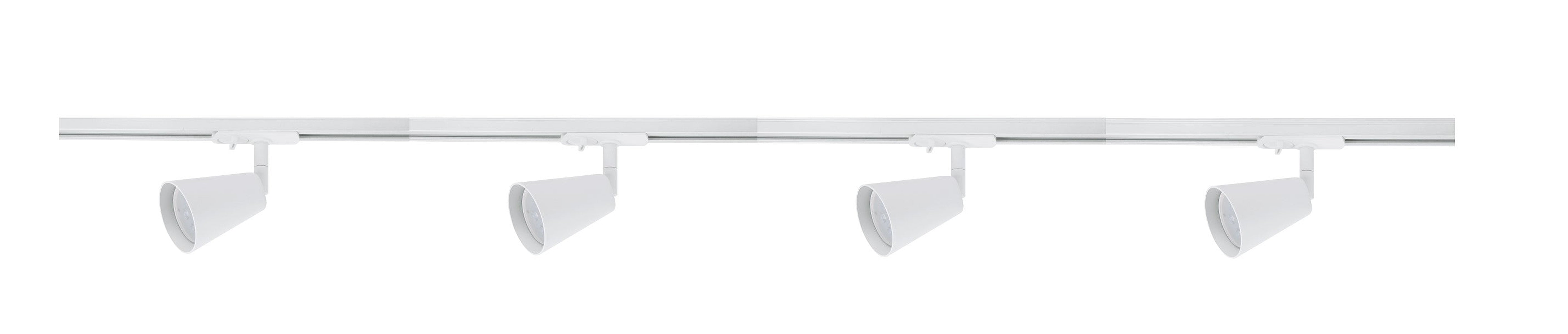 Bocca spotskinne 4 spotter 2 meter - Pure White – Lightup.no