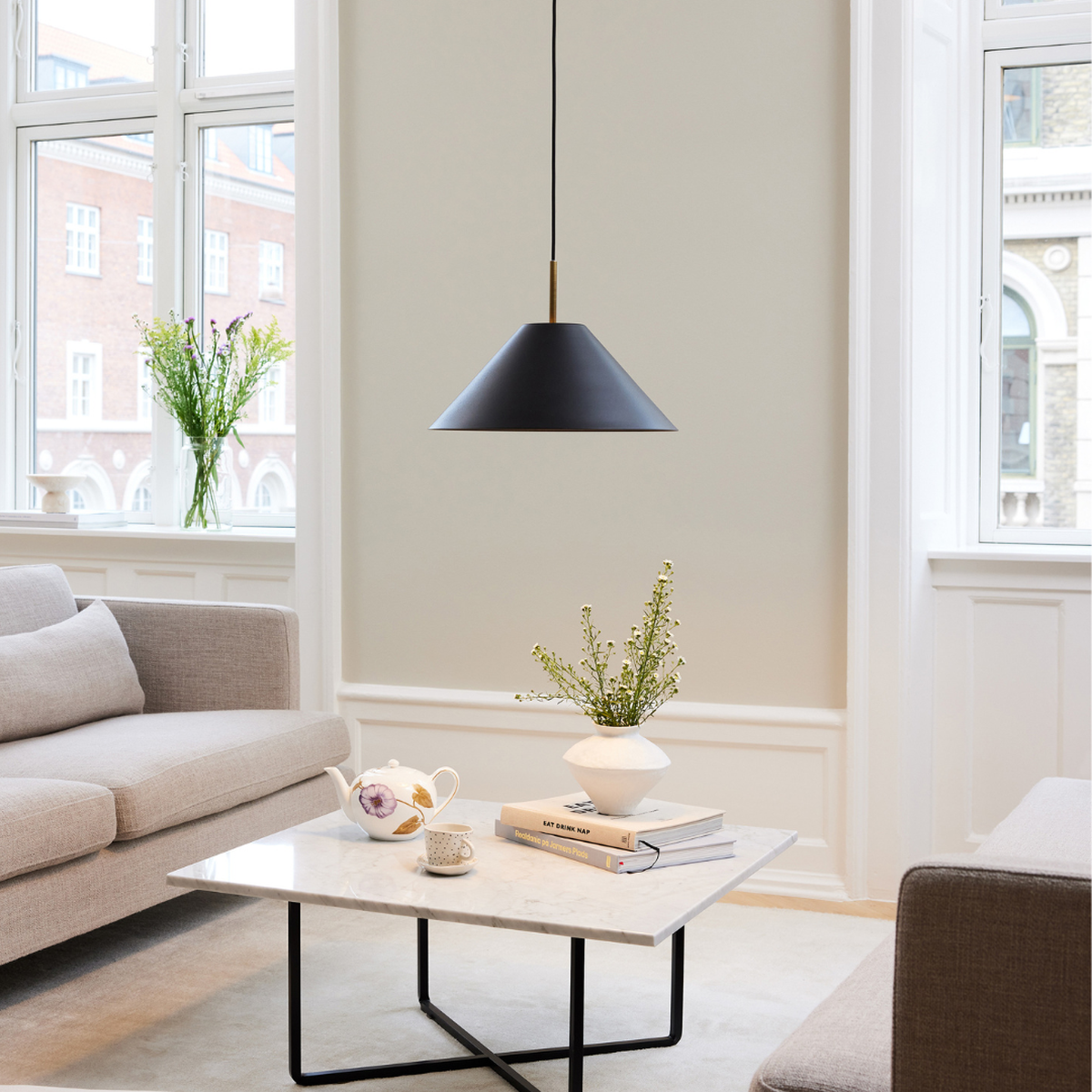 Hygge takpendel 40 - Grafitt Svart – Lightup.no