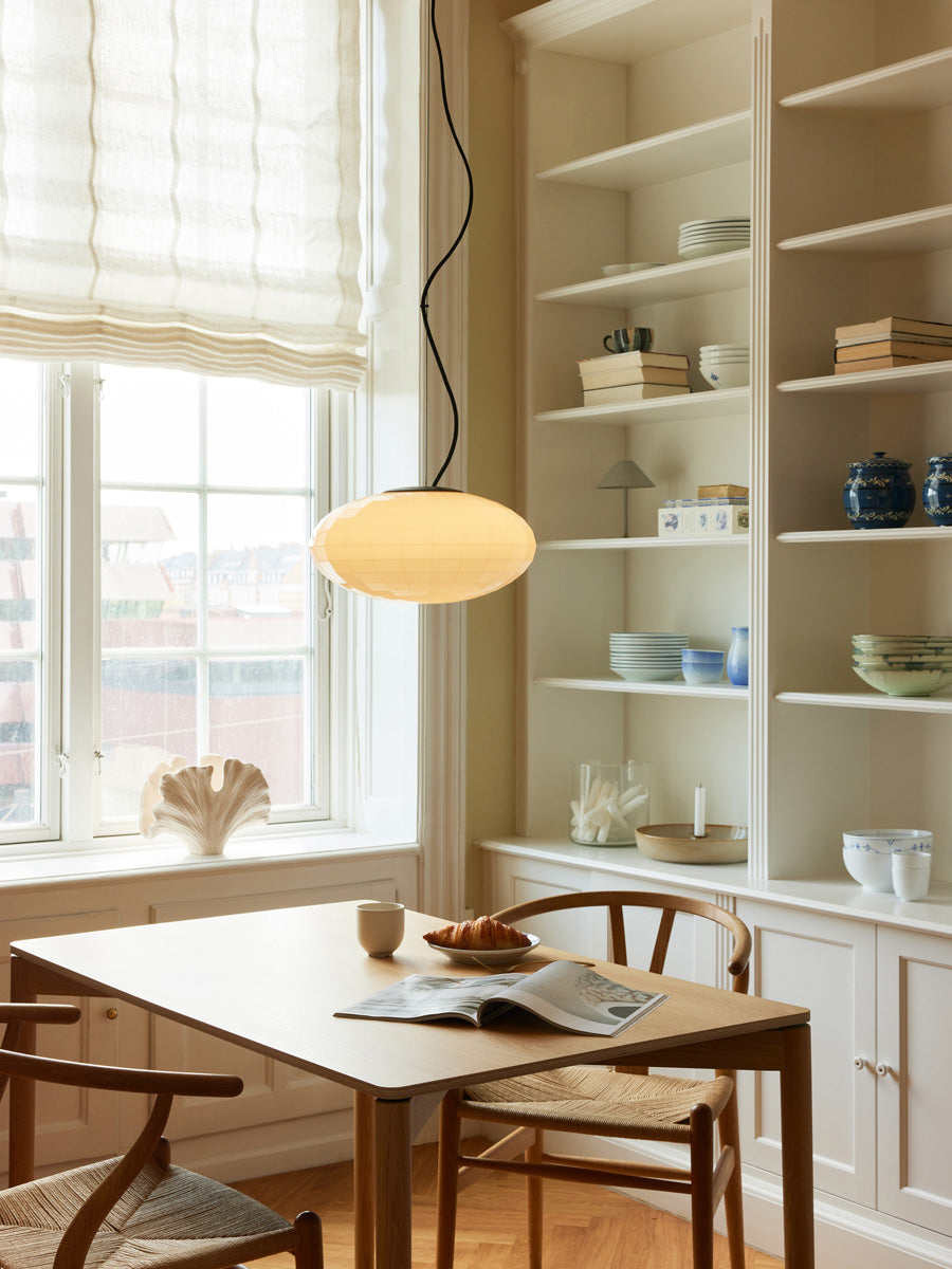 Mesh takpendel 36 cm - Svart/Opal – Lightup.no