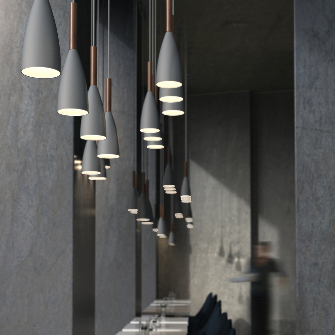 Pure takpendel - Grå – Lightup.no