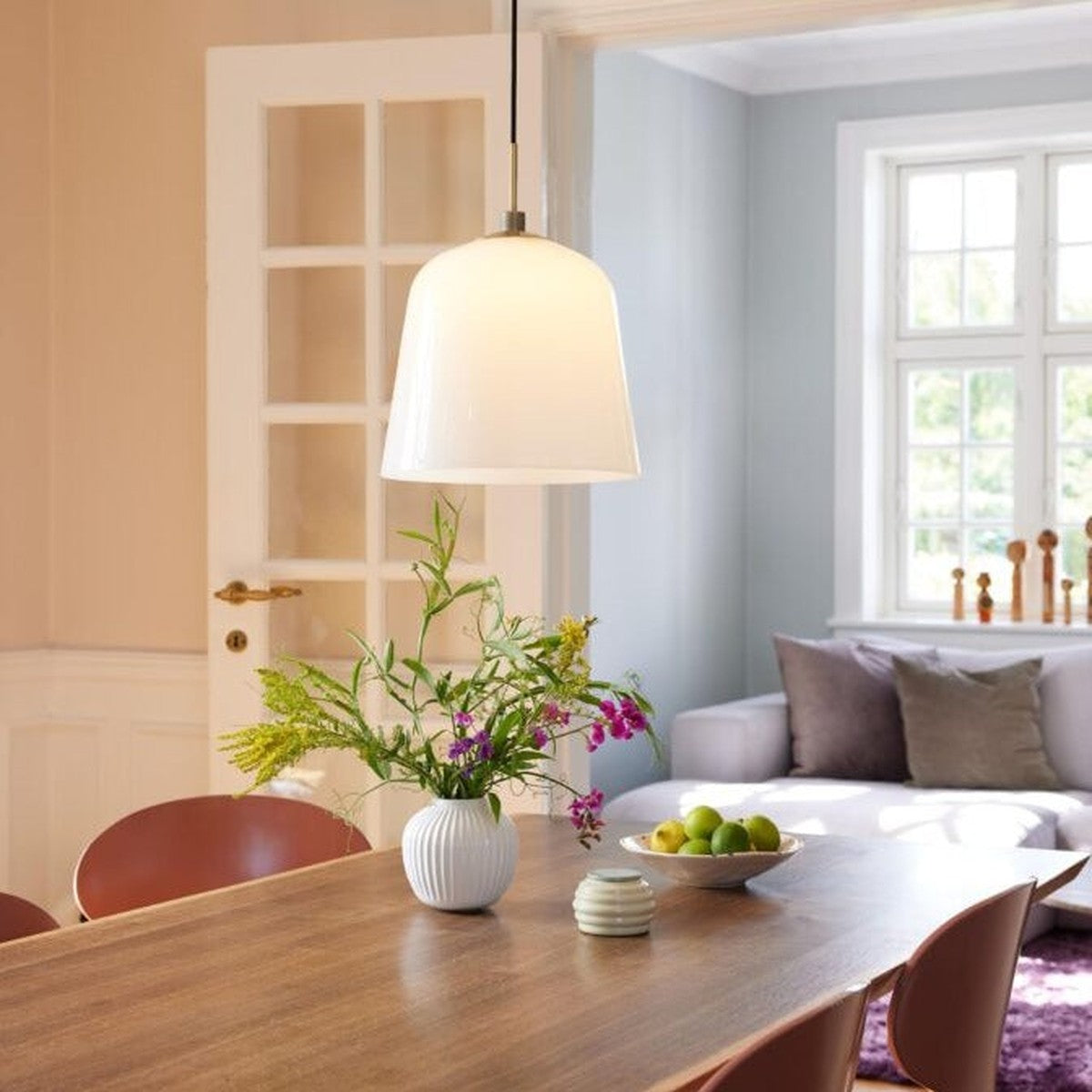 Room 49 takpendel 30 cm - Opal/Antikk messing – Lightup.no