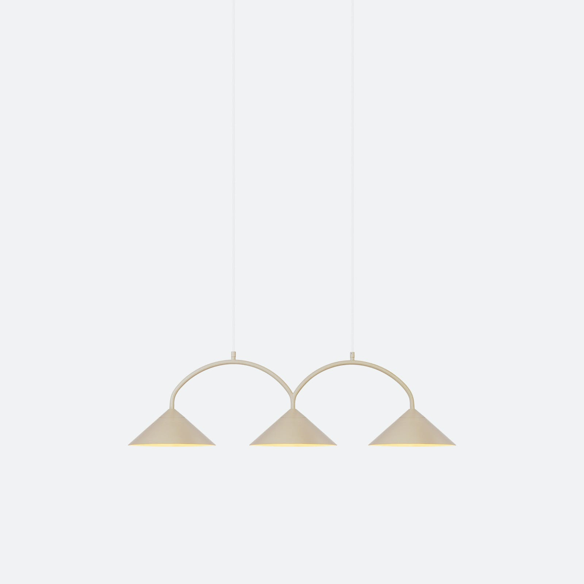 Takpendel Curve 3 - Beige – Lightup.no