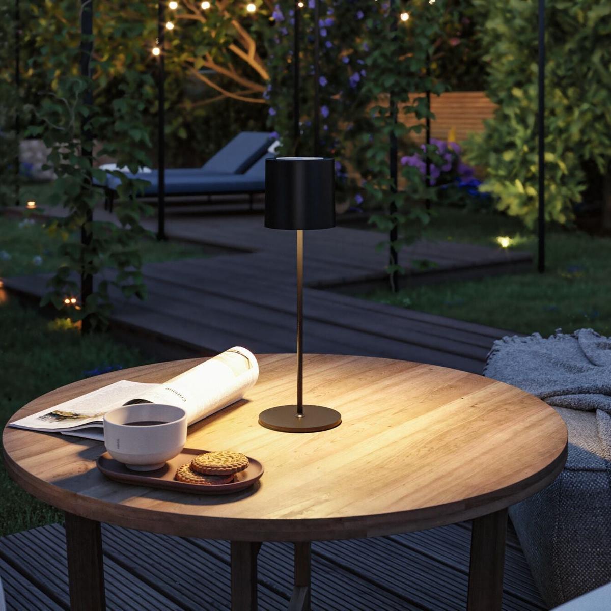 Tuni portabel bordlampe oppladbar 2,8W 2700 Kelvin IP44 – Lightup.no