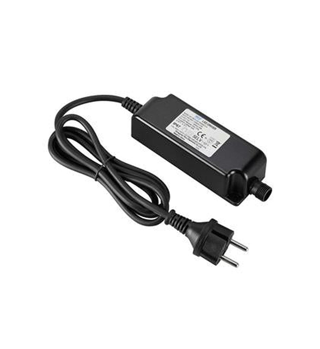 Unite 12 Transformator 12 volt 36W - Svart – Lightup.no