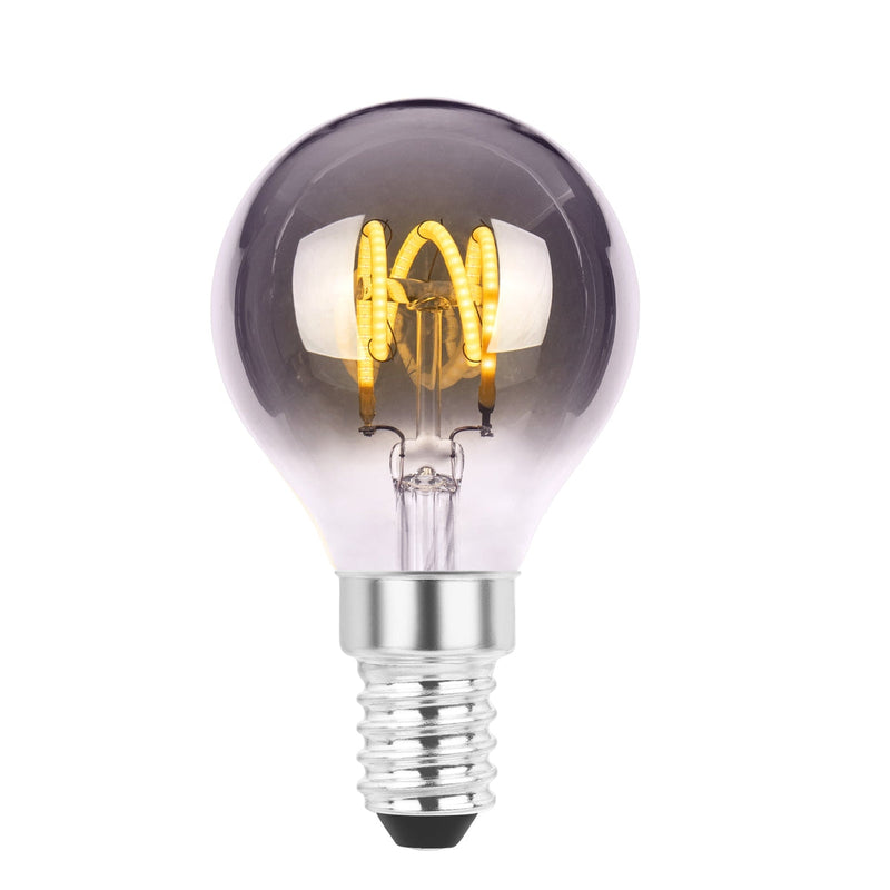 Ecolux E14 Spiral filament 4W 2700K 45 mm dimbar - Smoke – Lightup.no
