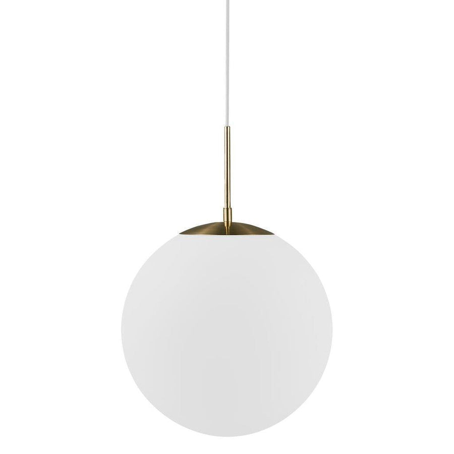 Grant takpendel 35 - Messing/opal hvit – Lightup.no