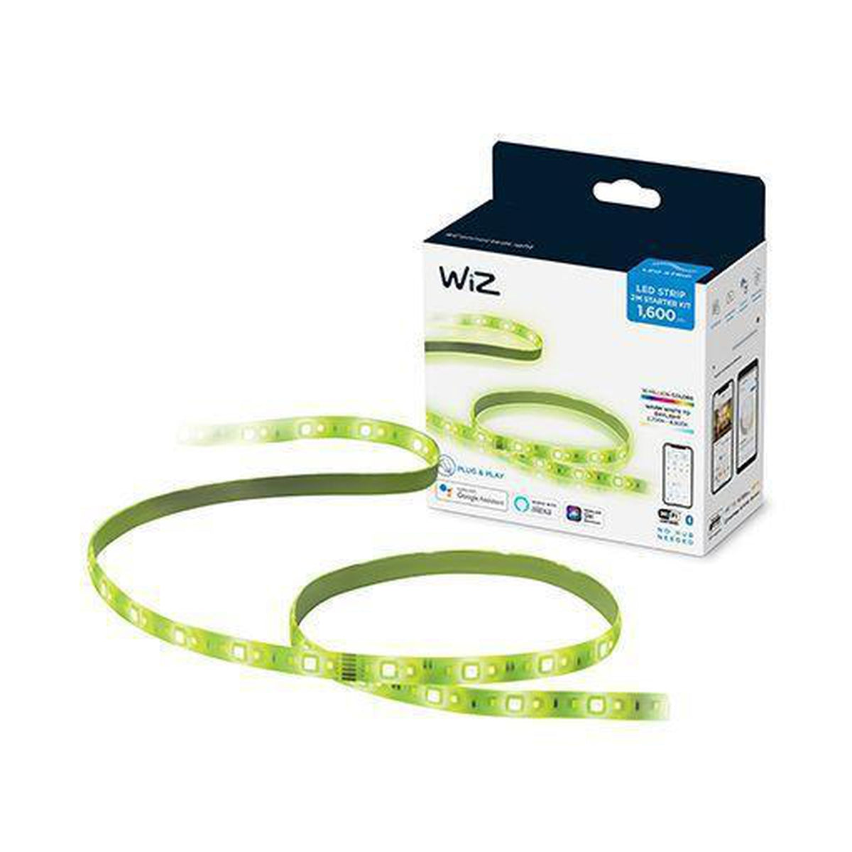 WiZ LED strip-startsett 2 meter Wifi - Fullfarge – Lightup.no